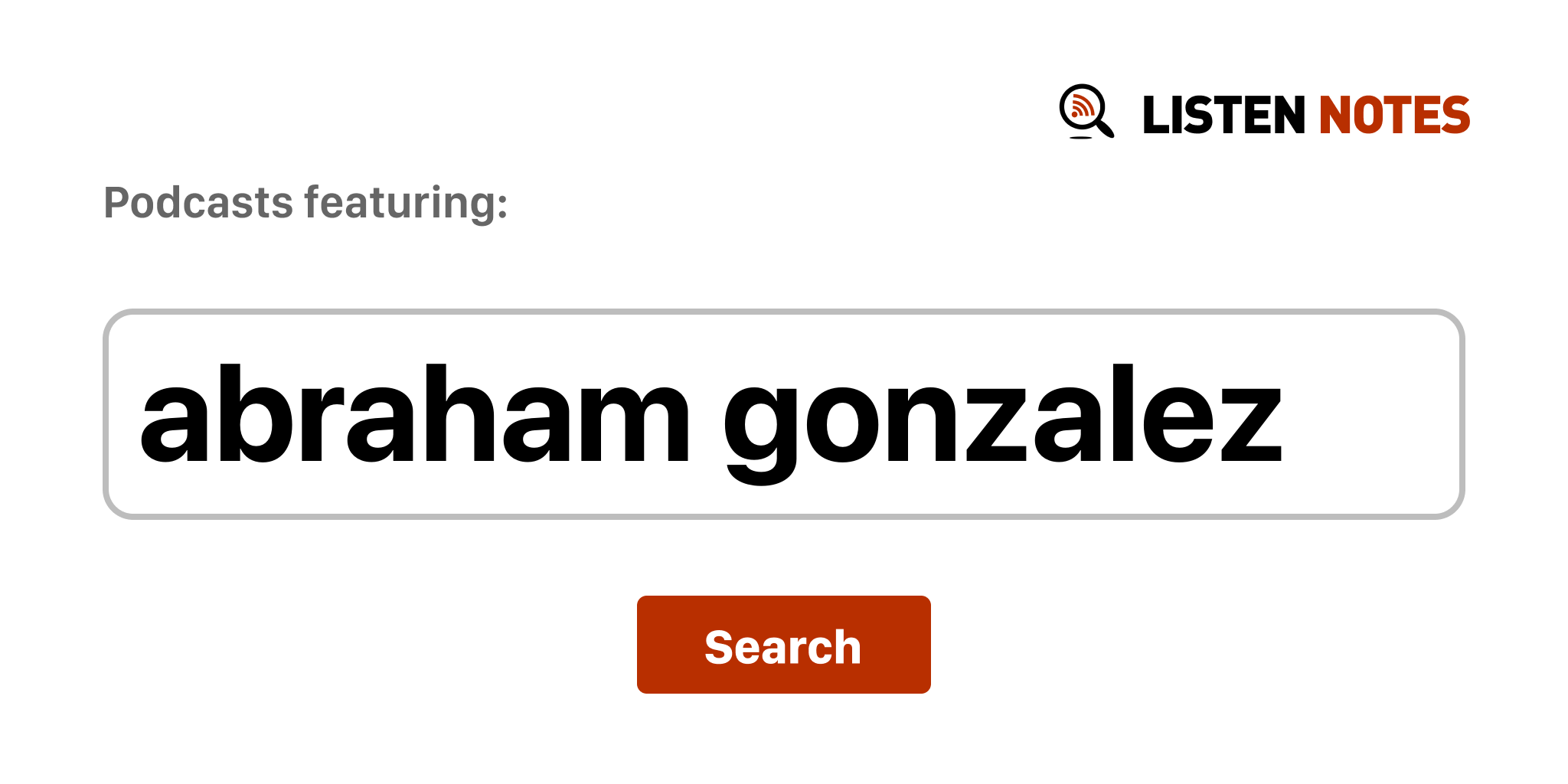 Abraham Gonzalez - Лучшие выпуски подкастов